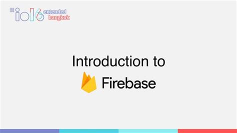 Firebase Overview Ppt