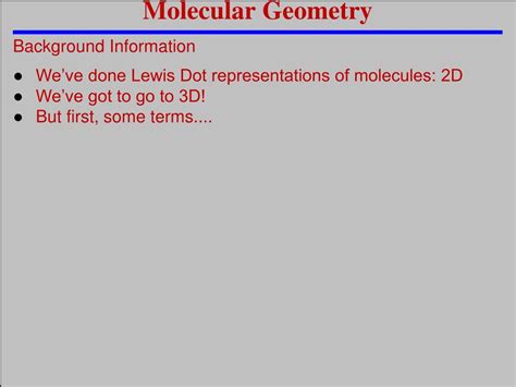 Ppt Molecular Geometry Powerpoint Presentation Free Download Id