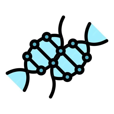 Premium Vector Dna Molecule Icon Outline Dna Molecule Vector Icon