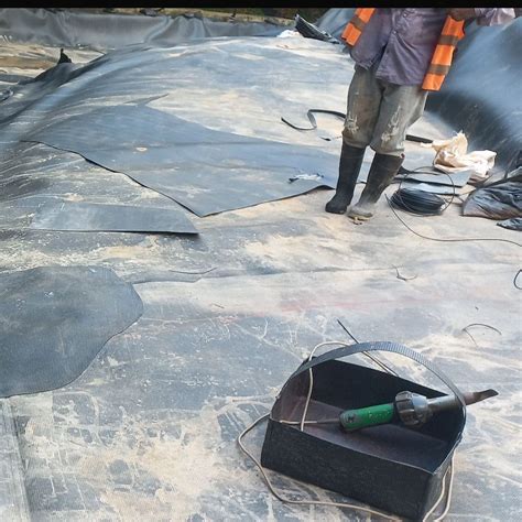 Hydraulic Project Geotechnical 1 0mm Geomembrane Hdpe Dam Liner Gm13