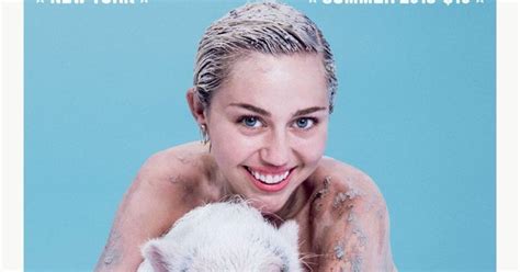 Fun Karachi F K Sexy Miley Cyrus Paper Magazine Naked Photoshoot