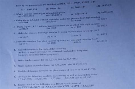 Using Digits Without Repetition Make The Greatest Four Digit Num