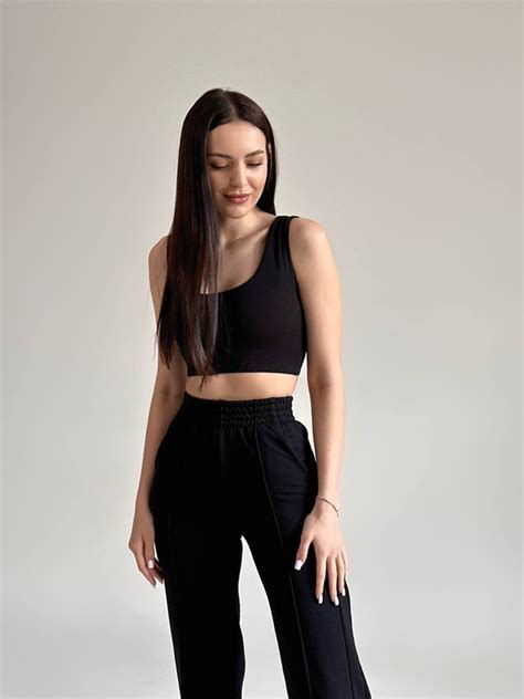 Купити Штани тринитка петля Мія чорні з доставкою по Україні