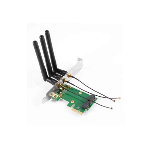 Mini Pci E Express To Pci E Wireless Adapter 3 Antennas In Pakistan Instock Pk