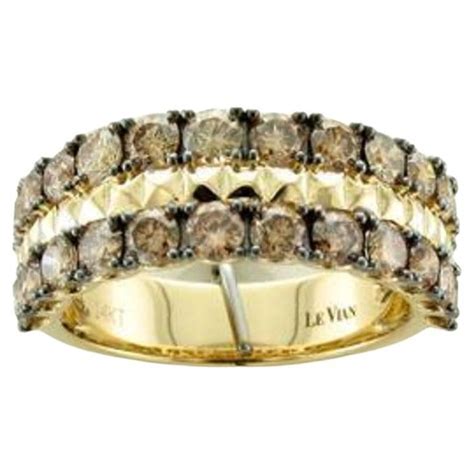 Le Vian Ring Featuring Chocolate Diamonds Set In 14k Honey Gold For