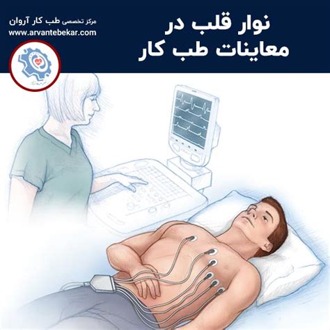 نوار قلب در معاینات طب کار طب کار آروان ⭐️