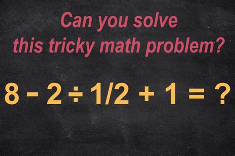 This Tricky Math Problem Has Many People On The Internet Stumpedcan