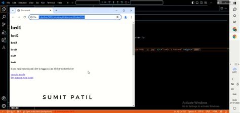 Sumit Patil On Linkedin Webdevelopment Html Learningjourney