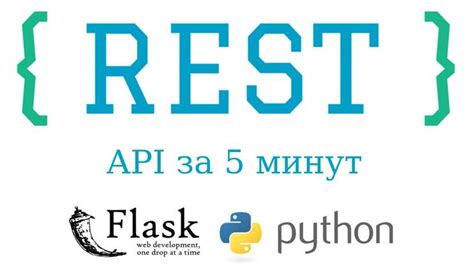 Создаем rest api в python за пять минут