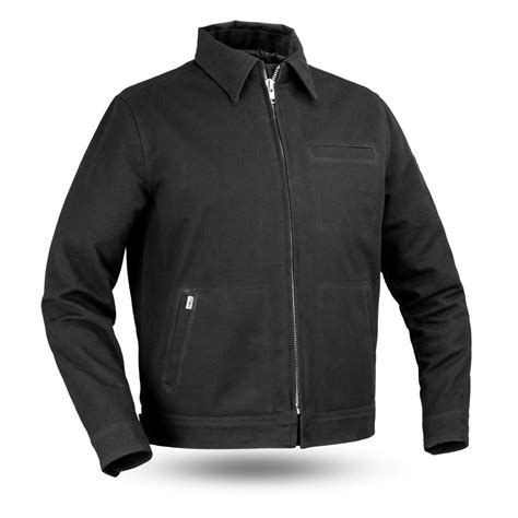 Hanover Mens Canvas Motorcycle Jacket Protective Biker Gears