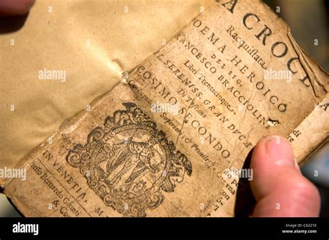 Bay Area Book Dealer Carl Blomgren Displays A Poem Published In 1614