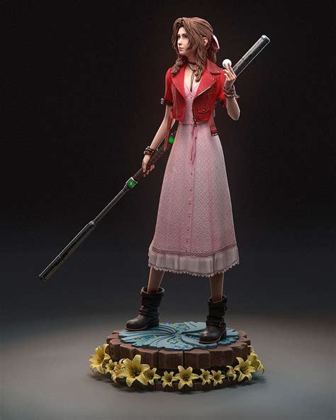 4038 Aerith Gainsborough Final Fantasy Stl 3d Print Files My Stl