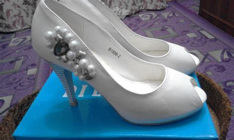 Білі туфельки — ціна 100 грн у каталозі Туфлі Купити жіночі речі за доступною ціною на Шафі