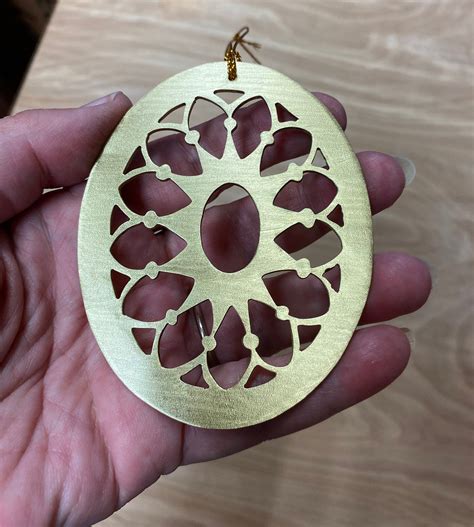 Christmas Ornament Solid Brass Christmas T Tree Decor Etsy