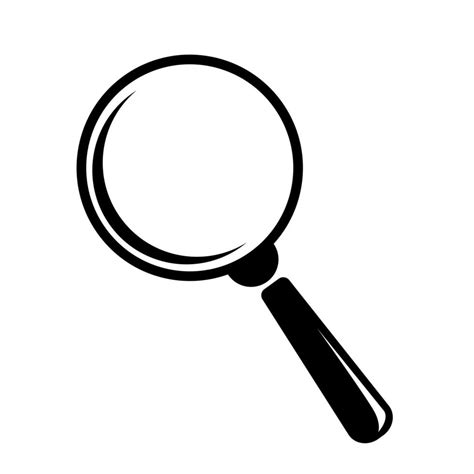 Magnifying Glass Vector Illustration Flat Magnifying Glass For Concept