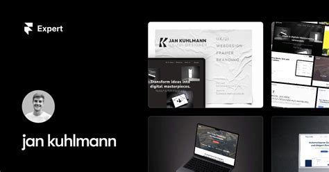 Jan Kuhlmann — Web Design Freelancer On Framer Experts