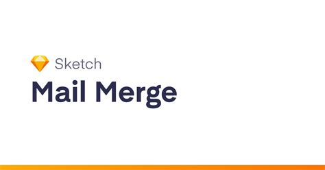 sketch mail merge plugin sketch elements