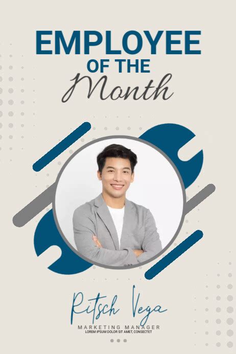 Copy Of Employee Of The Month Postermywall