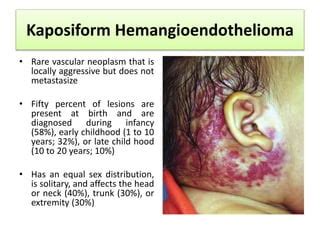 Vascular Tumors Pptx