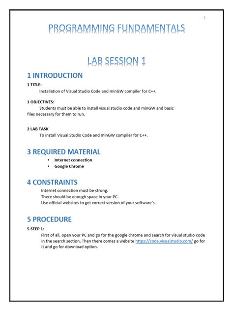 Computer Fundamentals Labes Report 1 8 Shabbir Hussain Rp 22 Ee