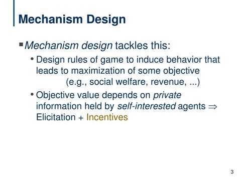 PPT One Shot Mechanism Design With Partial Revelation PowerPoint Presentation ID 4741019