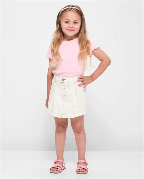Denim Pleated Skort Target Australia