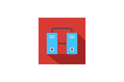 Computer Network Flat Icon Vector Graphic By Riduwanmolla · Creative