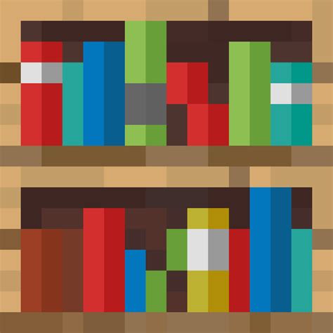 Minecraft Bookshelf Build At Ethel Laskey Blog