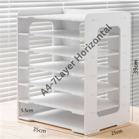 Rdy A3 ชั้นวางถาดลิ้นชักกระดาษสํานักงานเอกสารจัดระเบียบชั้นวางกระดาษหลายชั้น A4 A3 ขนาด Shopee