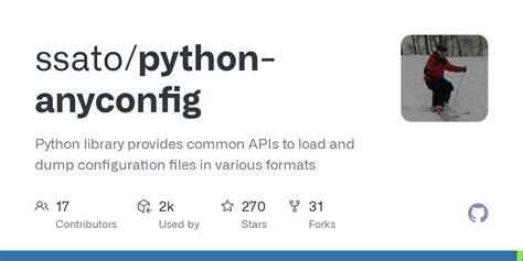 Github Ssato Python Anyconfig Python Library Provides Common Apis To Load And Dump