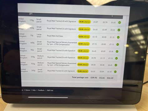 click and drop overcharging r royalmail