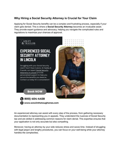 Ppt Why Hiring A Social Security Attorney Is Crucial For Your Claim