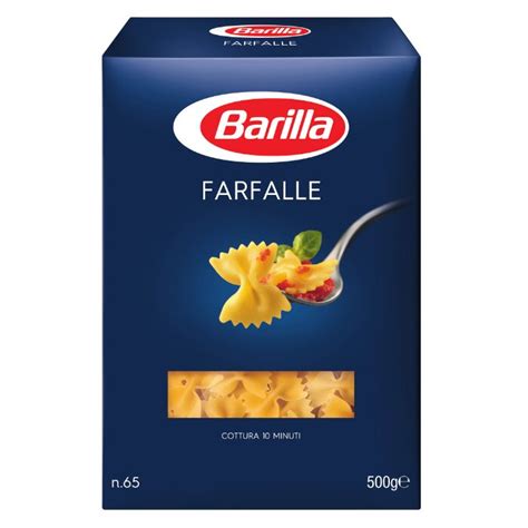 Paste Scurte Farfalle N65 Barilla 500g Zozocafe