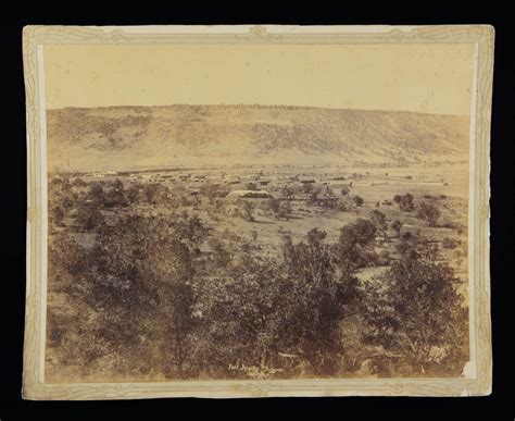 At Auction Large Format Photo Of Fort Apache Arizona 1884