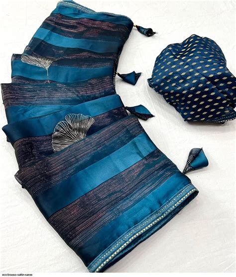 Eco Brasso Sattin Saree
