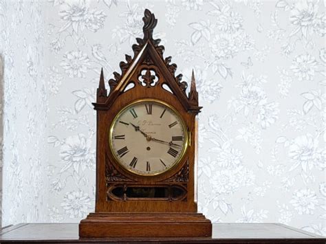 Single Fusee Steeple Clock W J Morris Clocks