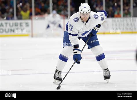 Tampa Bay Lightnings Erik Cernak 81 During The First Period Of An