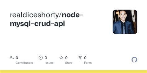 GitHub Realdiceshorty Node Mysql Crud Api