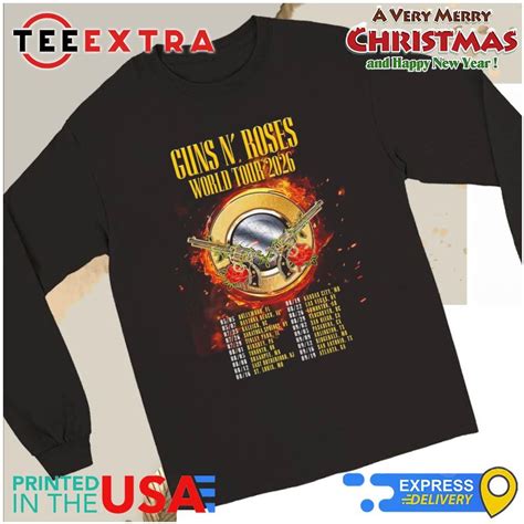 Official Guns N Roses World Tour 2026 North American Shirt Hoodie