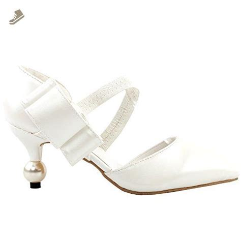 Show Story White Mary Jane Sandals D Orsay Stiletto Heels Bridal