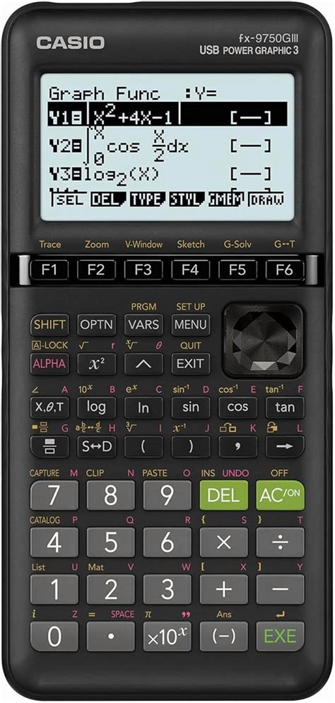 Casio Fx 9750glll Standard Graphing Calculator Python And Natural Text
