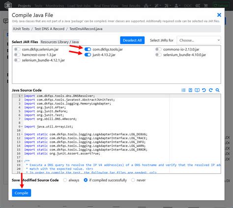 Developing A JUnit Monitoring Test RealLoad Documentation
