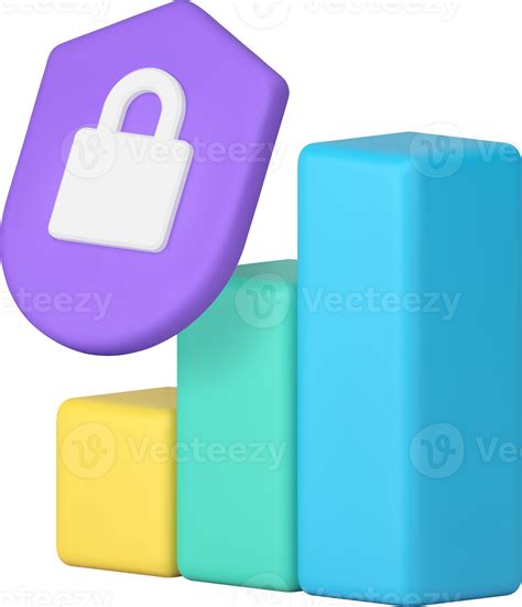 Data Analyzing Protection Guarantee Chart Information Management 3d
