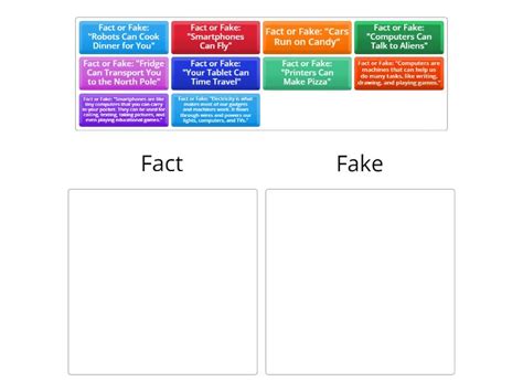 Fact Or Fake Grade 2 Categorize