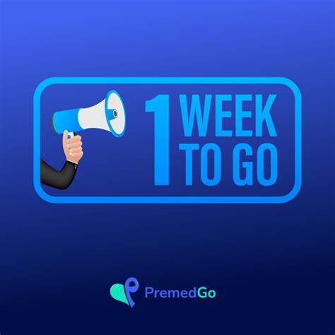 Premedgo On Linkedin ⏱️the Countdown Has Started ⏱️ We Are One Week