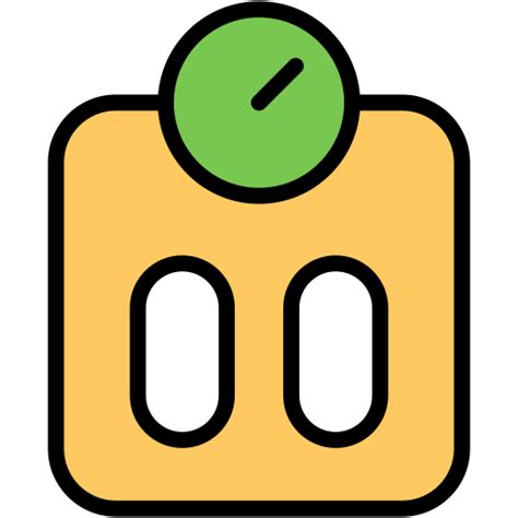 Scale Generic Outline Color Icon