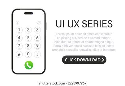 Smartphone Keyboard Numbers Letters Interface Keyboard Stock Vector Royalty Free 2223997967