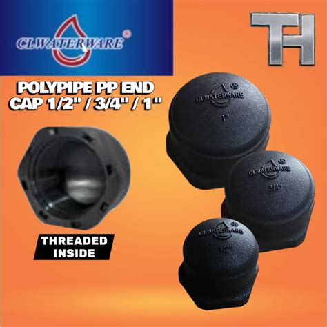 Polypipe Pp End Cap Hdpe Poly Pipe Fitting Part Accessories Penyambung