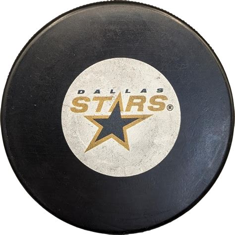 Dallas Stars Souvenir Hockey Puck Nhl Officially Licensed Inglasco