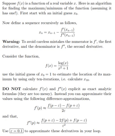 Solved Suppose F X Is A Function Of A Real Variable X Here Chegg Com
